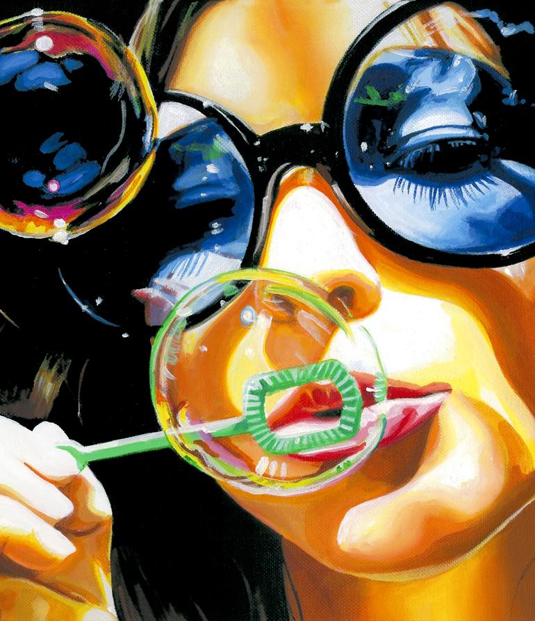 bubble - SOLD Painting by Steve Smith | Saatchi Art