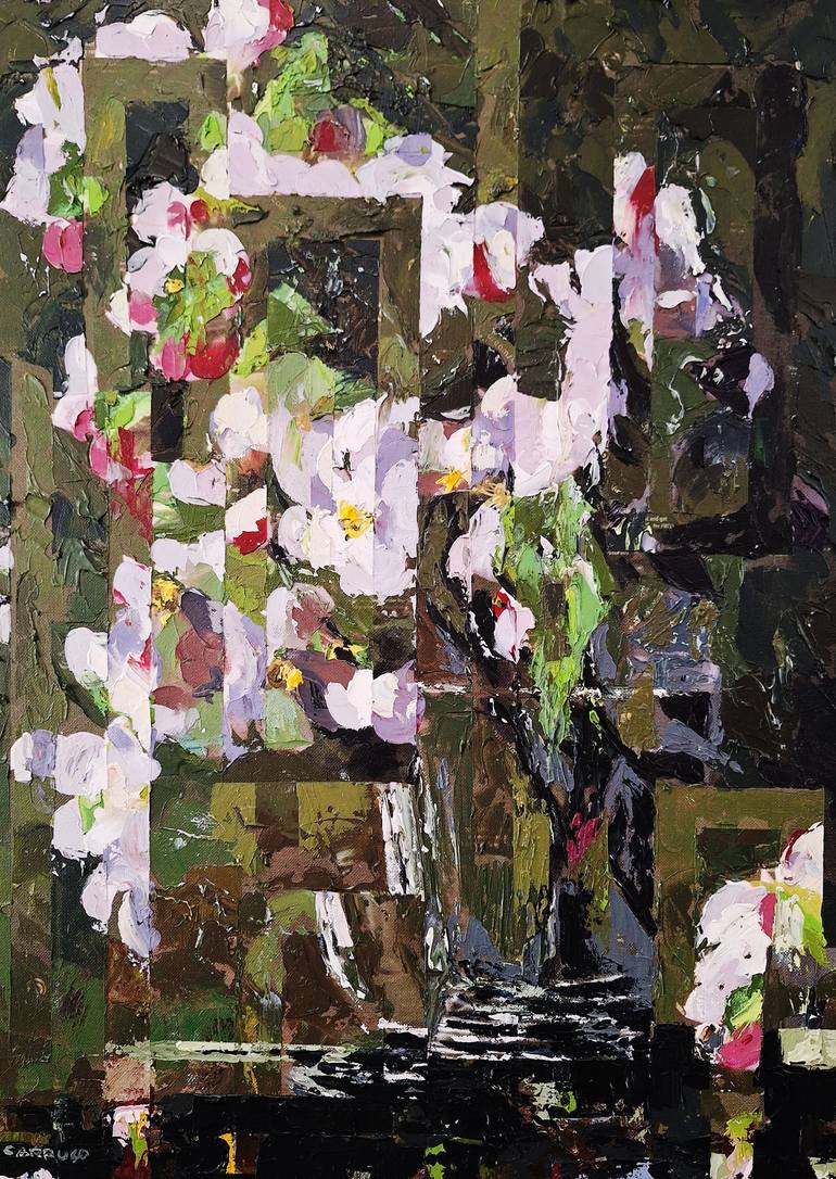 Petal Ballet Painting by Rui Carruço | Saatchi Art