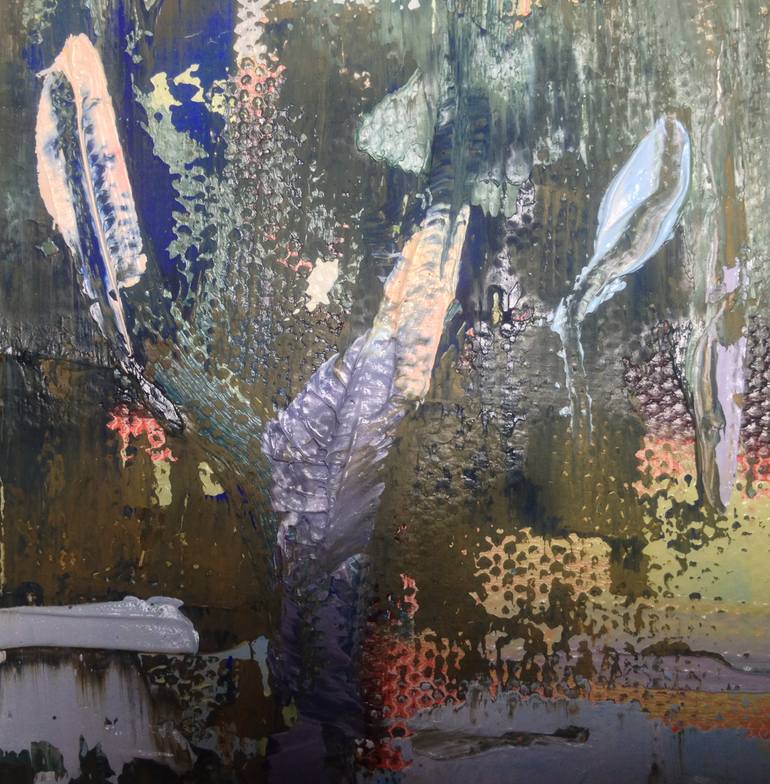 'Les Jardins at Chateaux Javazary' Painting by Jean David | Saatchi Art