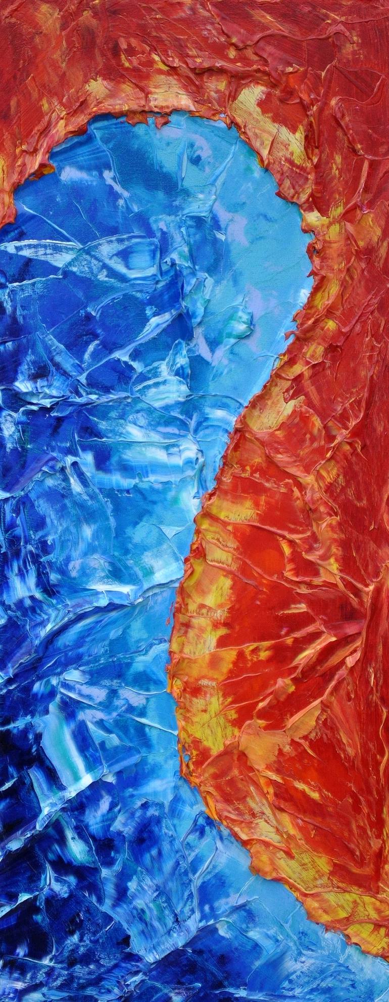 Birth of a Sun / Death of a Dream Painting by Dan Bernatek | Saatchi ...