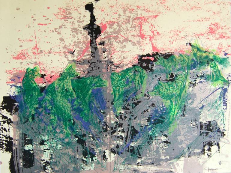 multidimension #3 1-6/6 - Limited Edition 1 of 6 Printmaking by JUSTINE ...