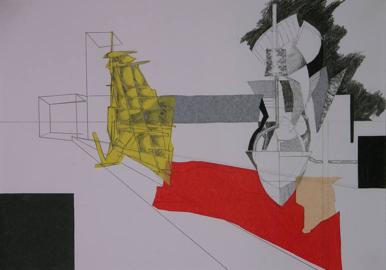 Clyde Redevelopment Series 5 Painting by Patricia Cain | Saatchi Art