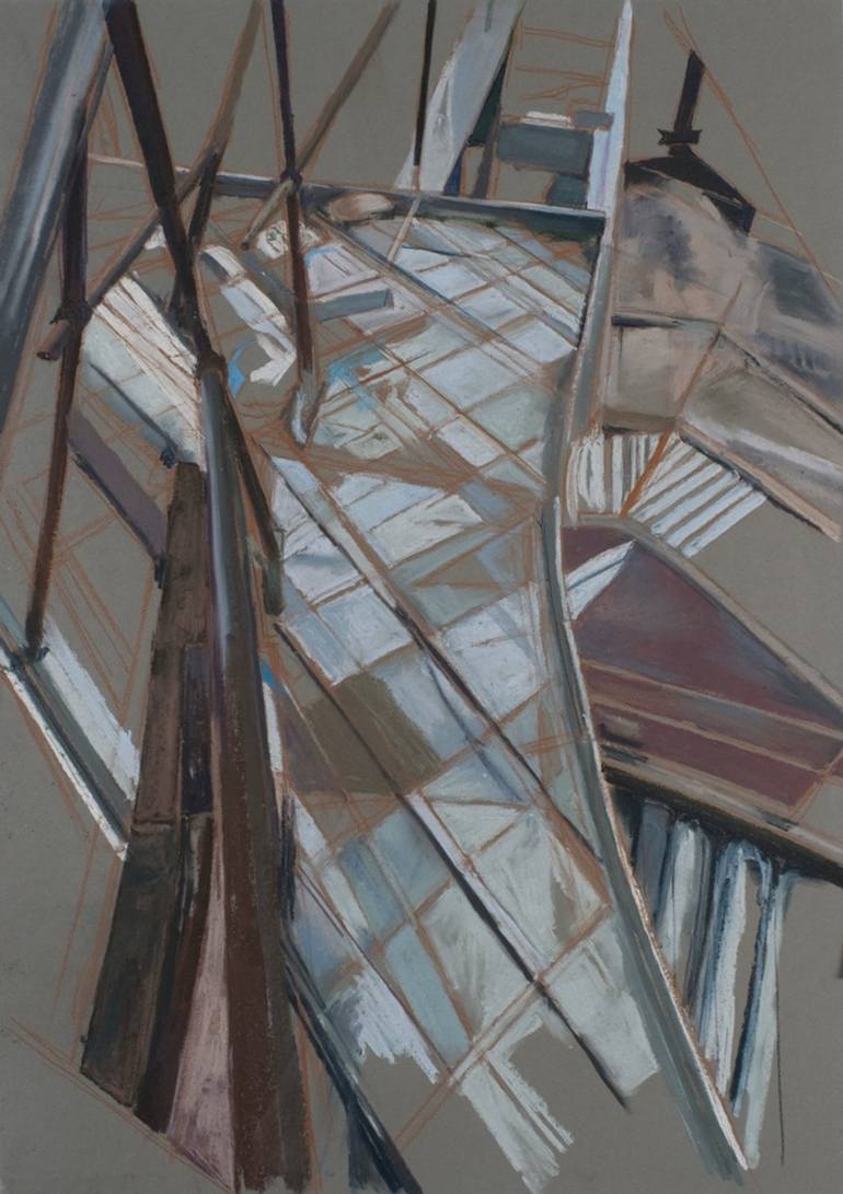 Laying Out Painting by Patricia Cain | Saatchi Art