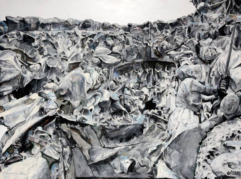 Homage Painting by Patricia Cain | Saatchi Art