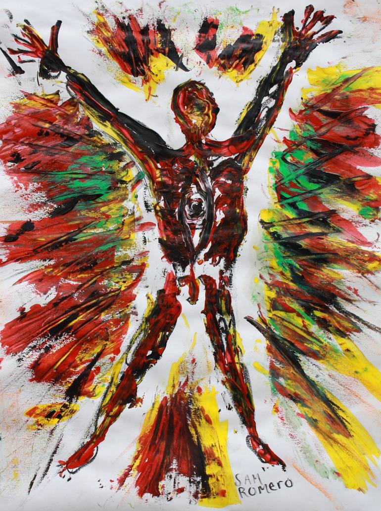 Human Painting by Samuel Romero | Saatchi Art