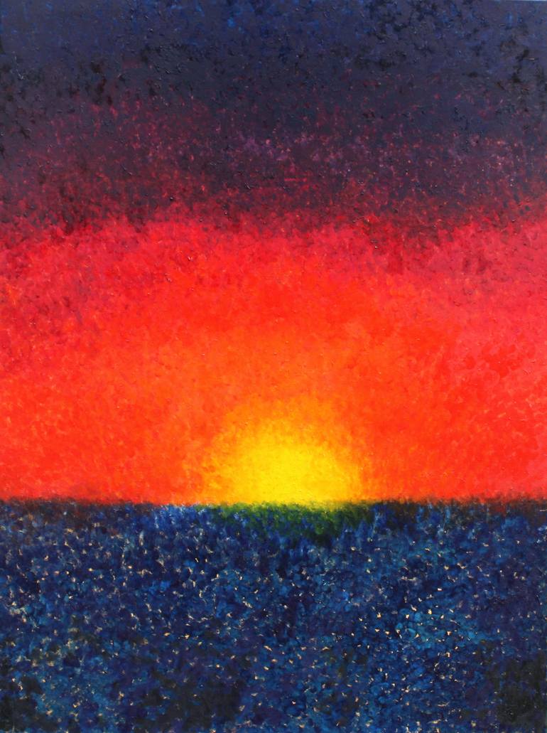 Warm Expression Painting by Michelle Randle | Saatchi Art