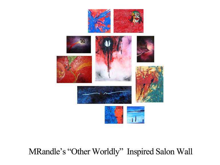 Dimension of the Seventh Point Painting by Michelle Randle | Saatchi Art