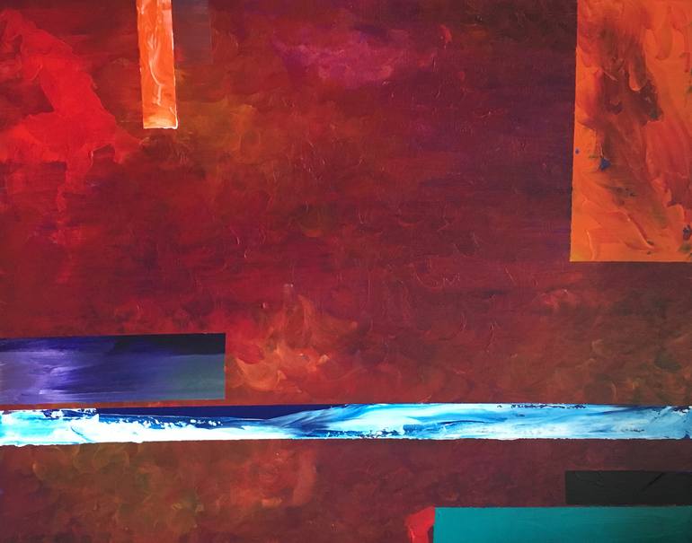 Blueprint of a Dream 2 Painting by Michelle Randle | Saatchi Art