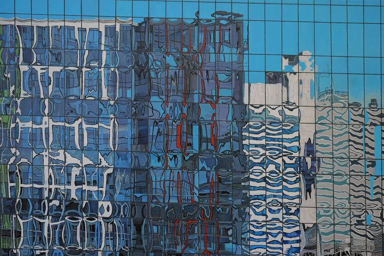 Boston Reflection 10 Painting by Steven Fleit | Saatchi Art
