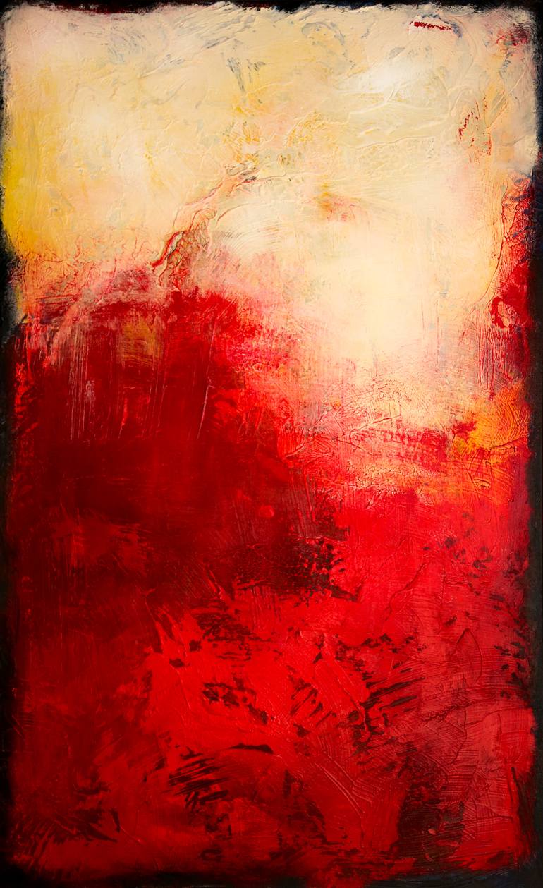 PROFONDO ROSSO Painting by Ambra Tesori | Saatchi Art