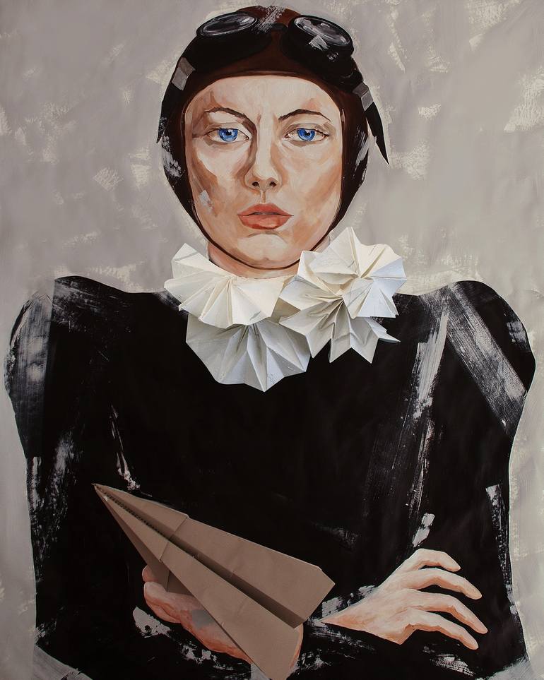 Time Traveller Painting by Barbara Gil | Saatchi Art