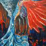 Firebird Painting by Michael Jiliak | Saatchi Art