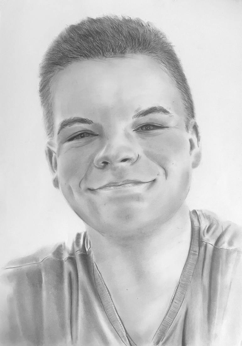 Kaleb Drawing by Denny Stoekenbroek | Saatchi Art