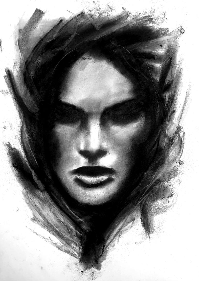 Dark stories Drawing by Denny Stoekenbroek | Saatchi Art