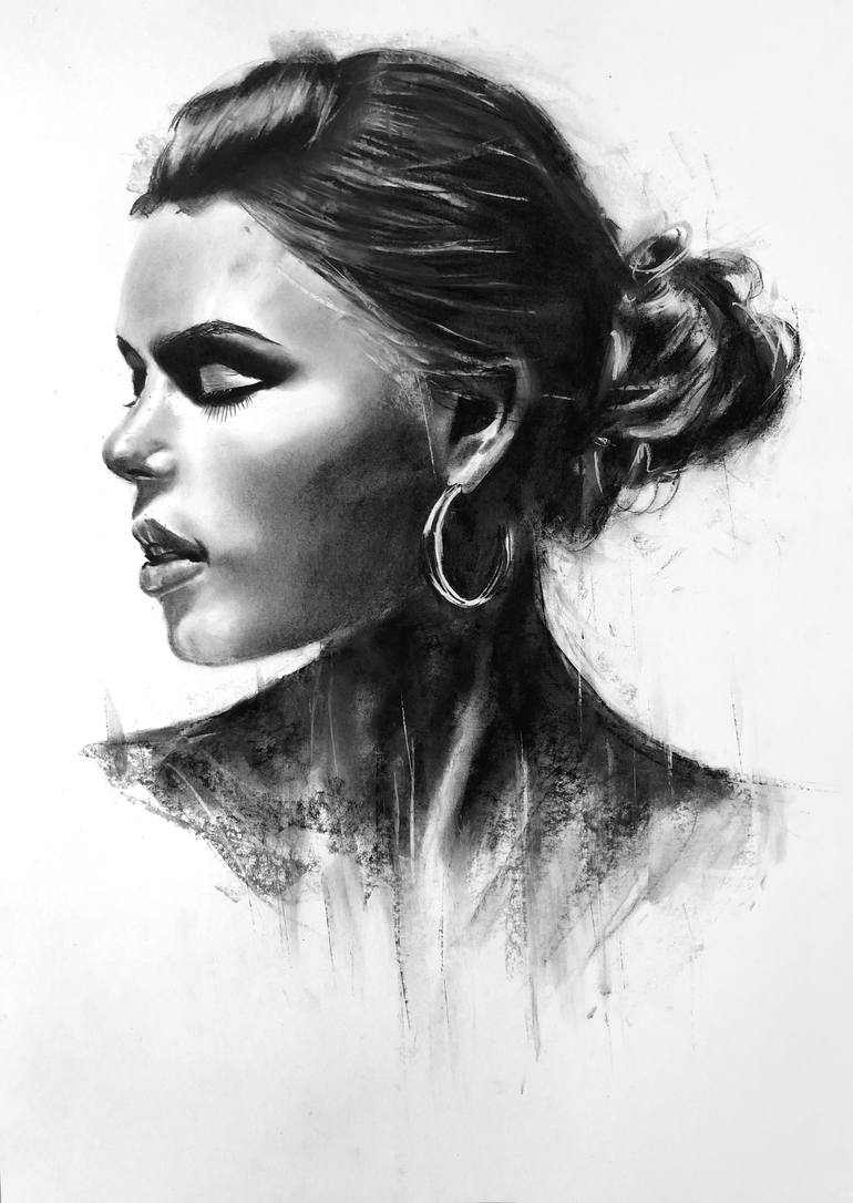 Lauren Drawing by Denny Stoekenbroek | Saatchi Art
