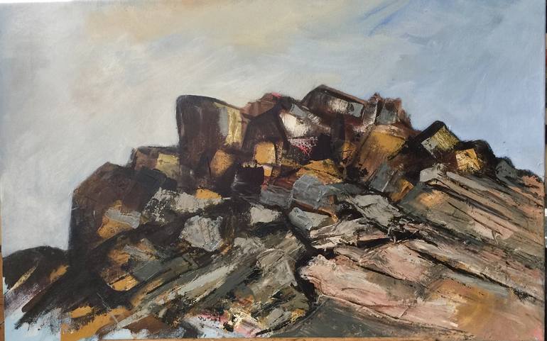 Wimberry Rocks Painting by Diana Terry | Saatchi Art