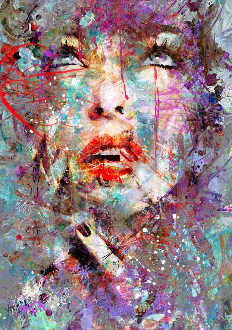 unique bluprint Painting by yossi kotler | Saatchi Art