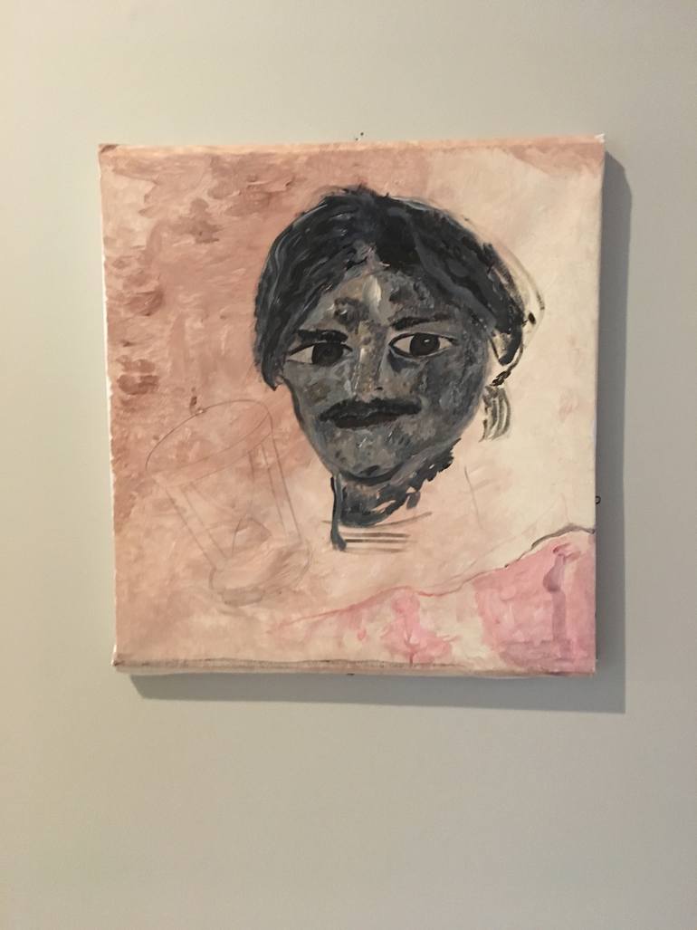 Untitled (Self-portrait), 2018 Painting by Sean Michael Weber | Saatchi Art