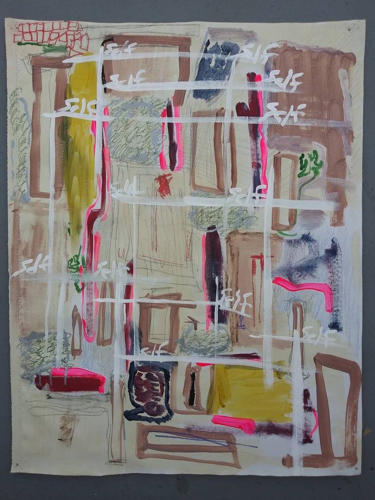 Self XXXII Painting by Sean Michael Weber | Saatchi Art