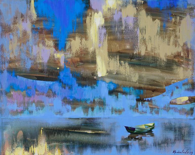 The sky over Ragaciems. Seascape Painting by Anastasiia Kraineva ...