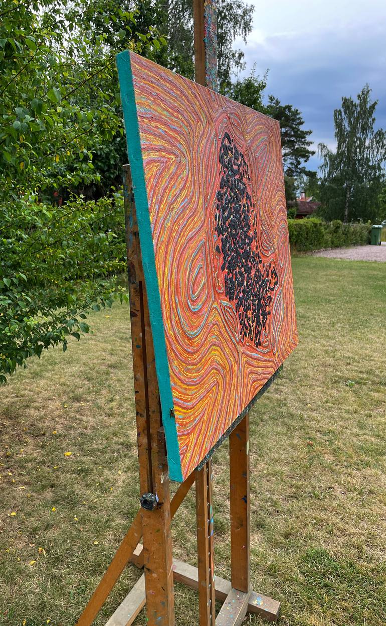 Abstract Art around Island Painting by Jolanta Johnsson | Saatchi Art