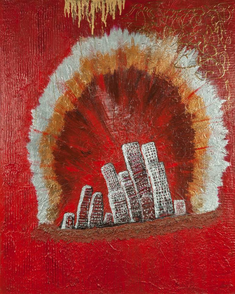 Halo Painting by Shamim Q | Saatchi Art