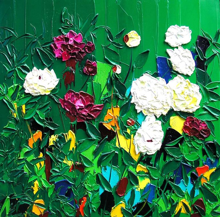 Anne Groves Garden Painting by Valerie Catoire | Saatchi Art
