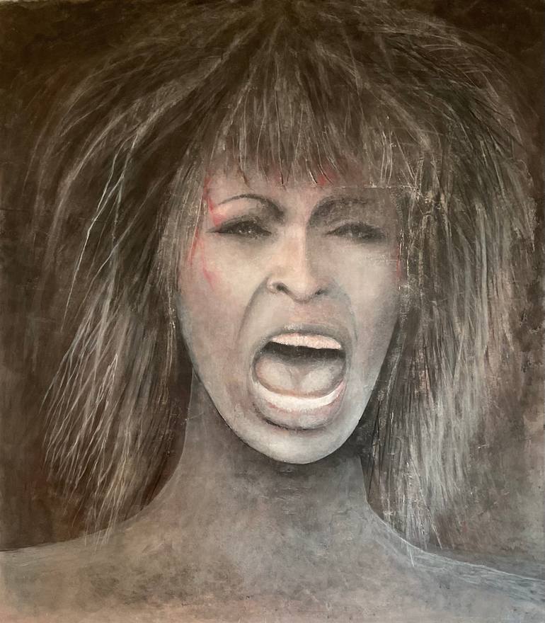 Tina Turner Mixed Media by Sergio Repossini | Saatchi Art