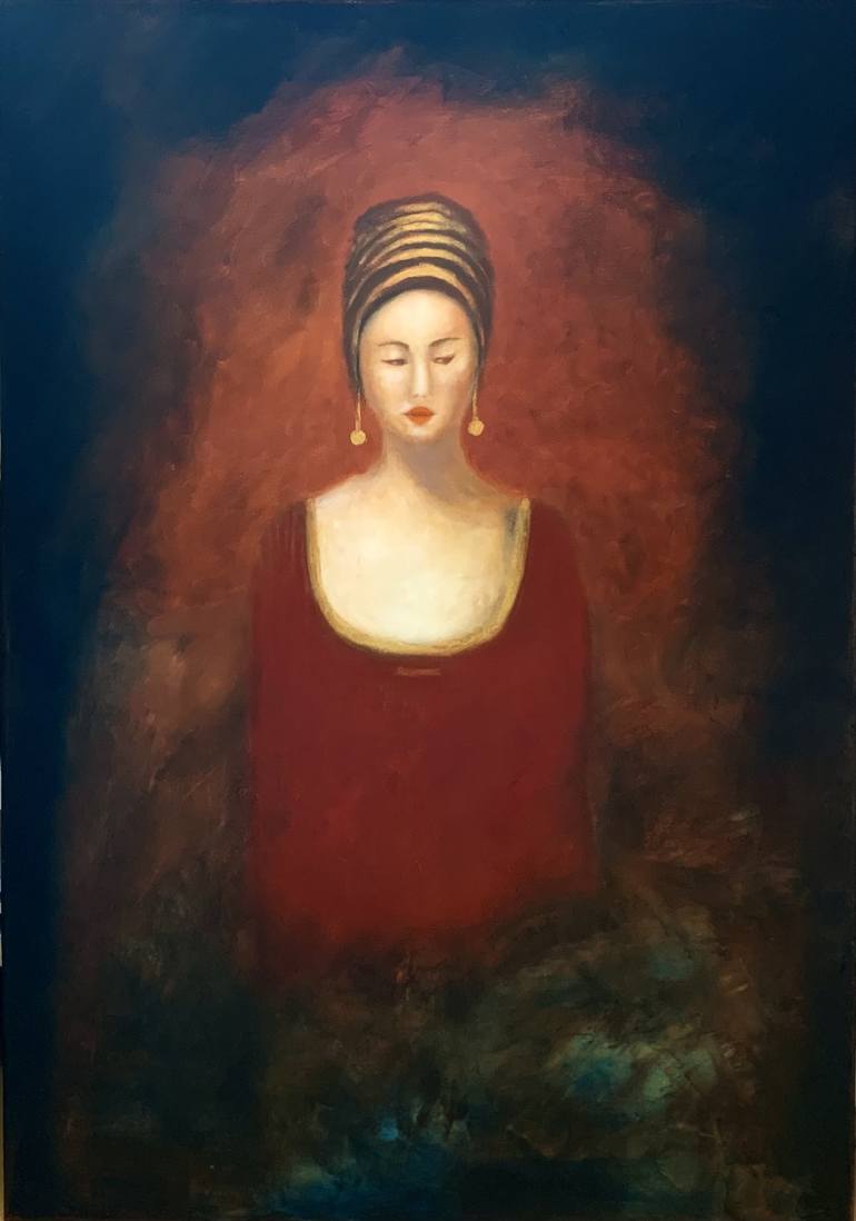 Elegance Painting by Eva Hoffmann | Saatchi Art