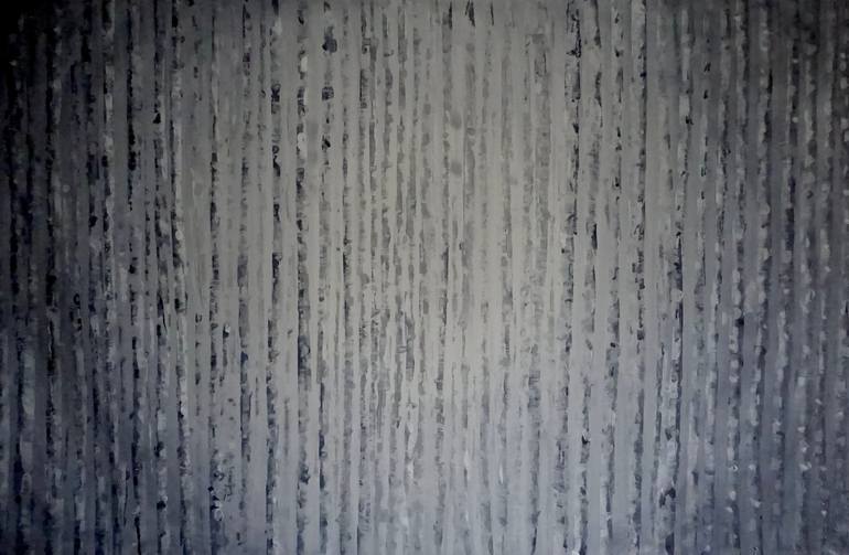 Silver Rain Painting by Mel Davies | Saatchi Art