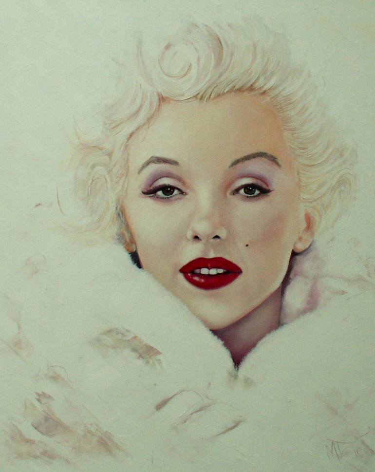 Marilyn Monroe Painting by Mel Davies | Saatchi Art
