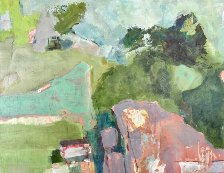 Arashiyama (2) Painting by Maureen Fisher | Saatchi Art