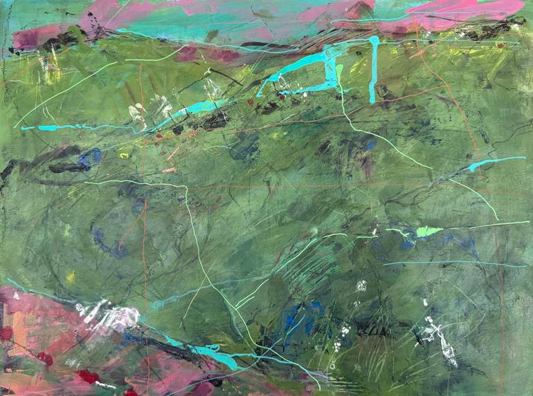 Exit 35 Chesebro Rd (1) Painting by Maureen Fisher | Saatchi Art