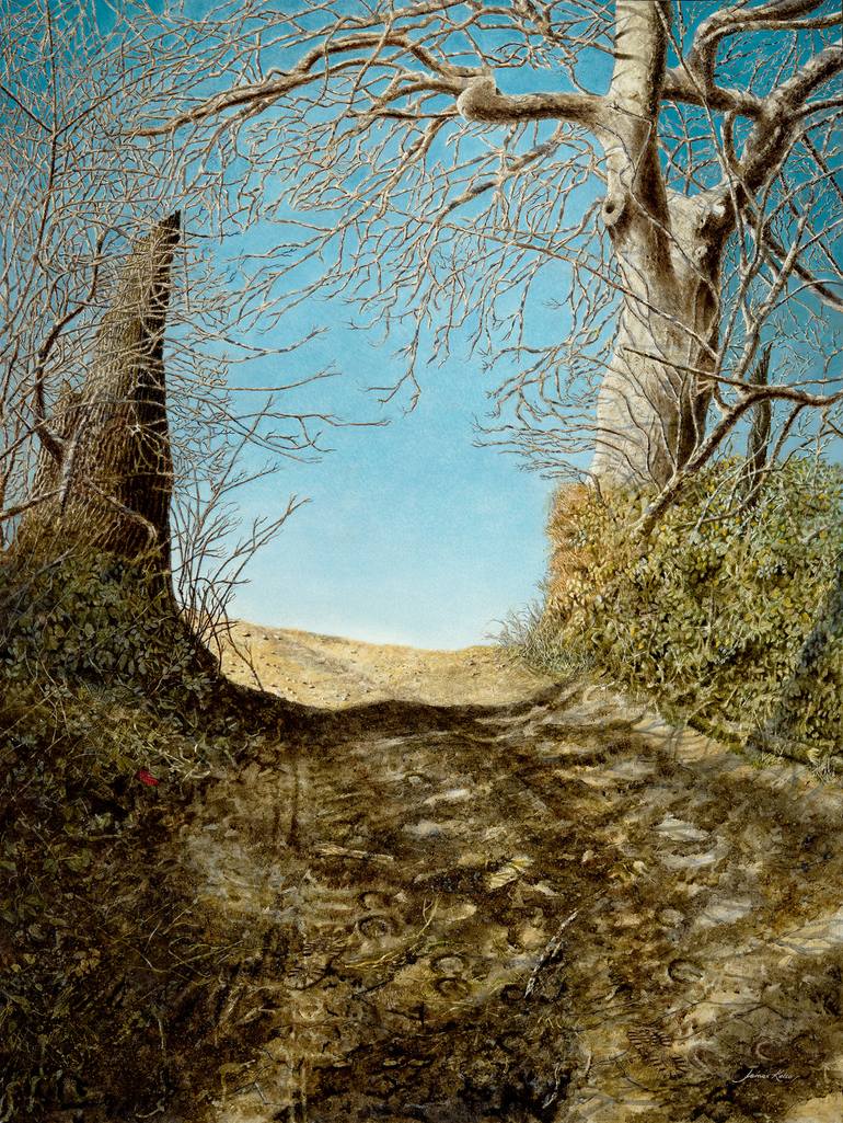 FOWLER'S OAK Painting by James Kelso | Saatchi Art