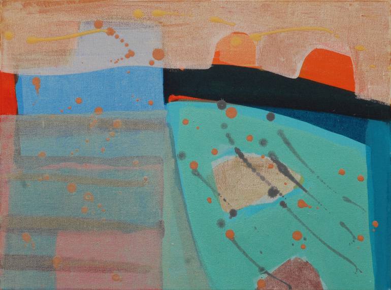 Harbour #3 Painting by Ella Carty | Saatchi Art