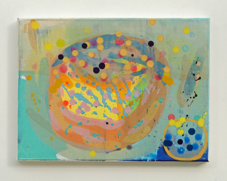 Interior with Fruit Bowl Painting by Ella Carty | Saatchi Art