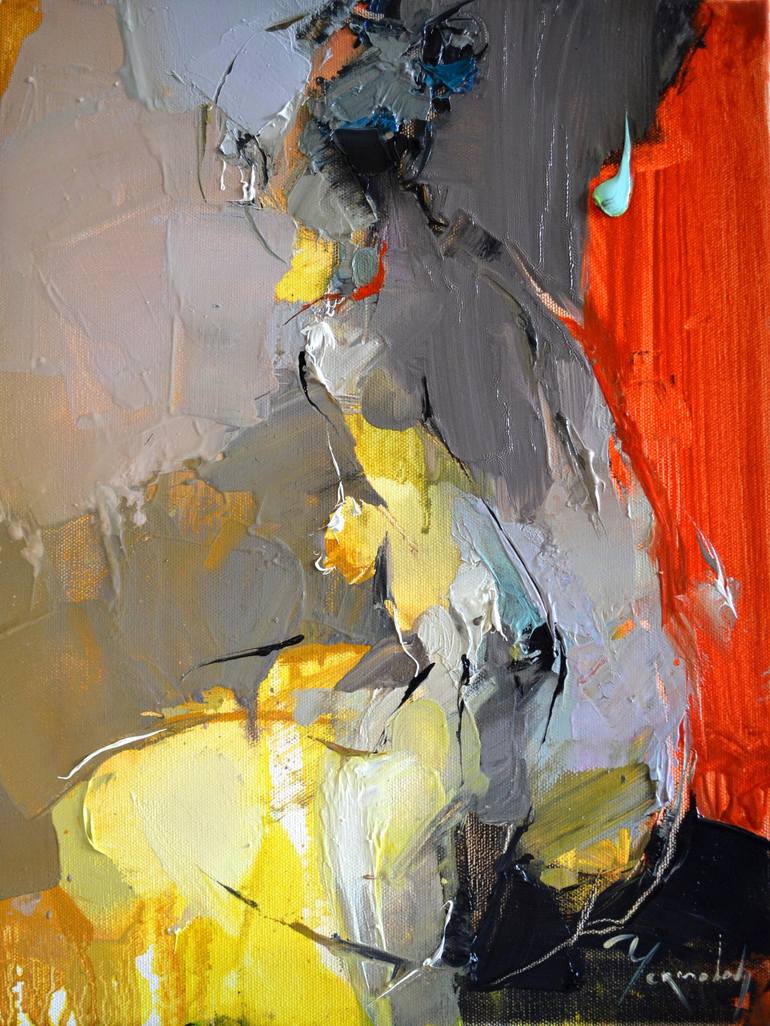 Red drape Painting by Iryna Yermolova | Saatchi Art