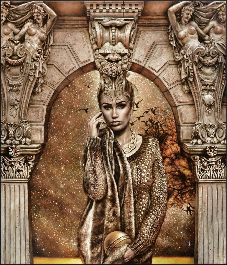 OYPANIA (OURANIA) Painting by Daniel Pawłowski | Saatchi Art