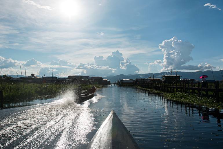 Inle Lake Boat Ride - Limited Edition of 5 Photography by Stev Bonhage ...