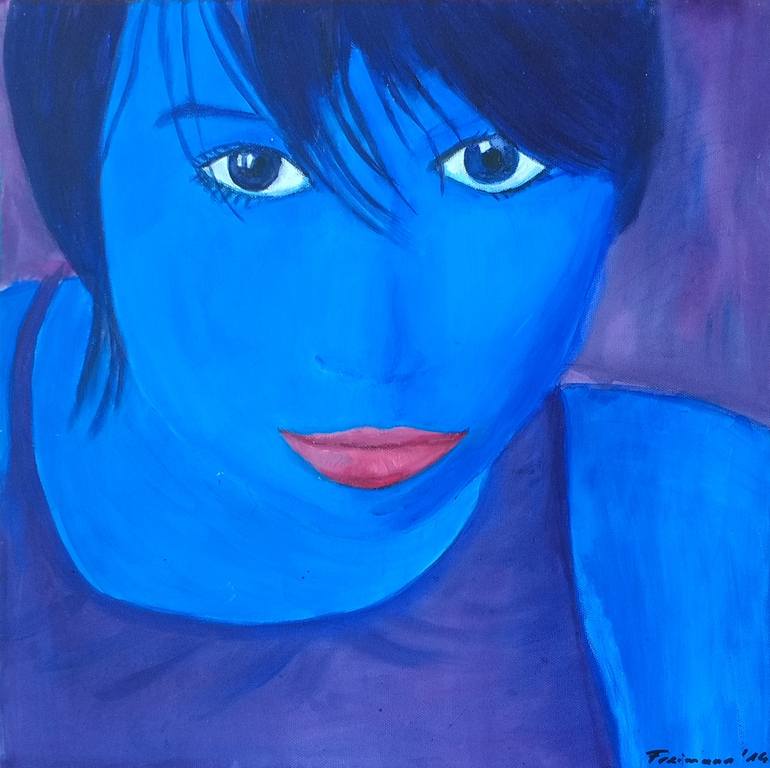 Protrait of a girl Painting by Florian Freeman | Saatchi Art