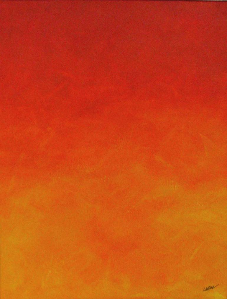 Brilliant Orange Painting by Ron LaRue | Saatchi Art