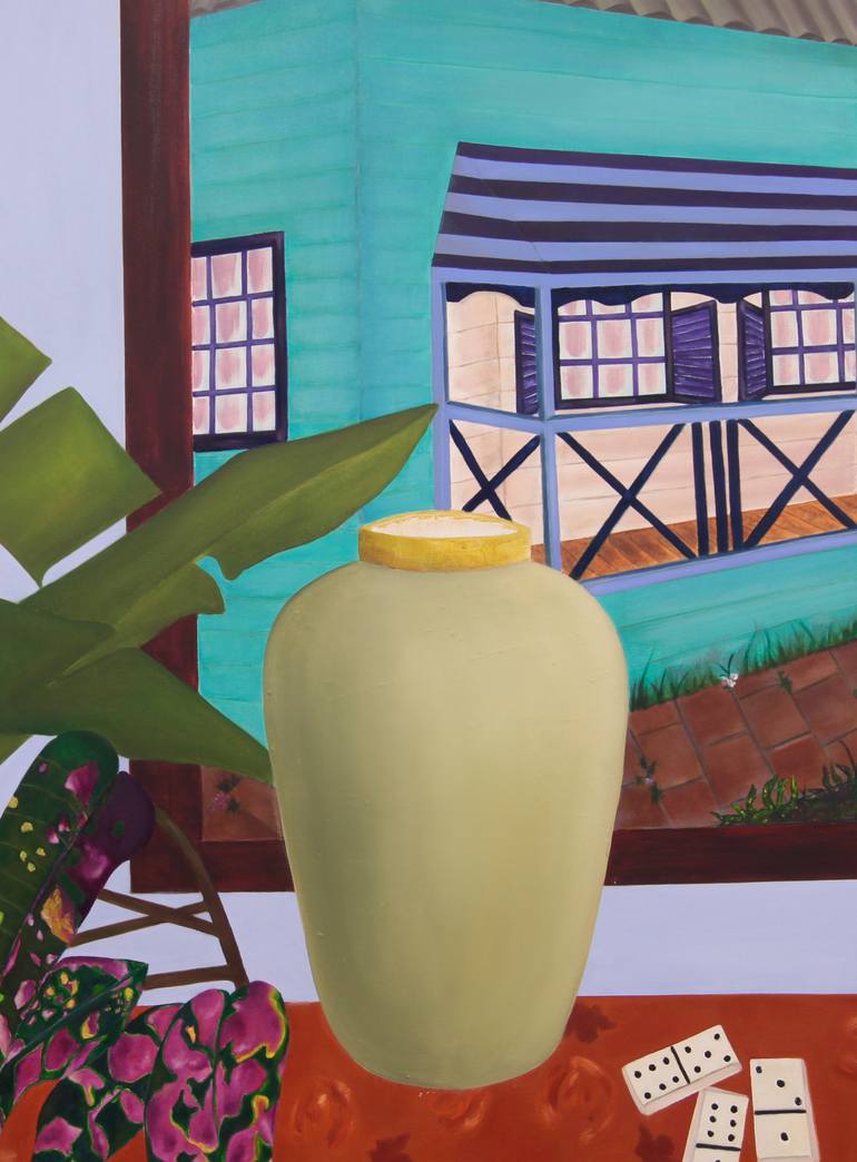 At The Walcotts Painting by Dawn Beckles | Saatchi Art