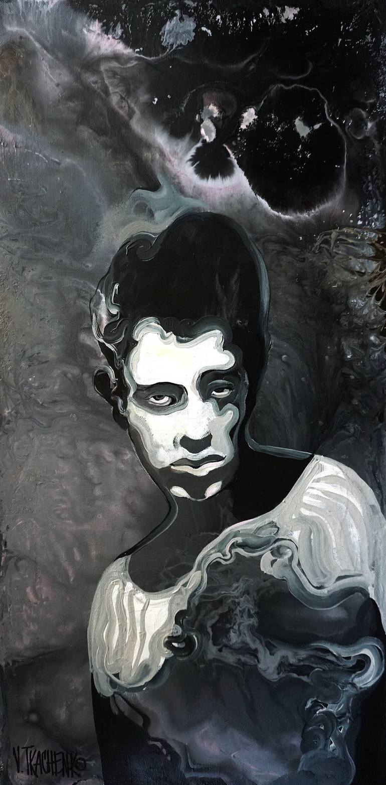 Quiet Rebel Painting by Victor Tkachenko | Saatchi Art