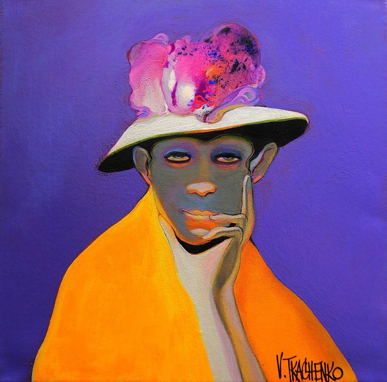 Friday's Visit Painting by Victor Tkachenko | Saatchi Art Canada