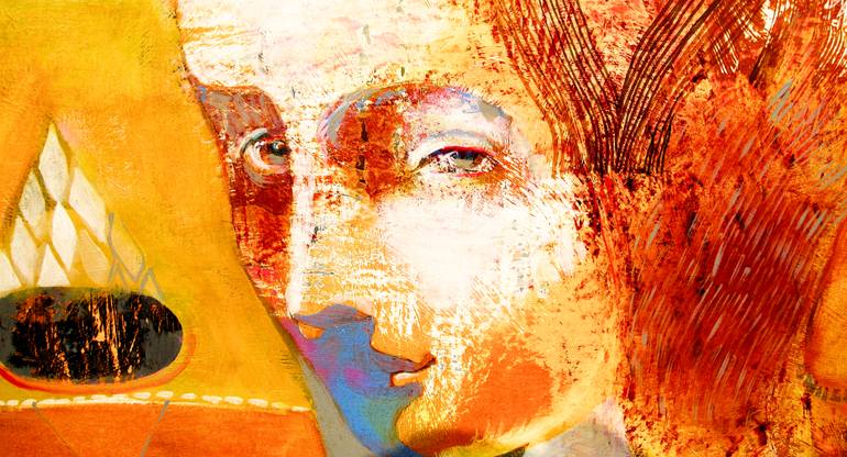 Freckle face Painting by Victor Tkachenko | Saatchi Art