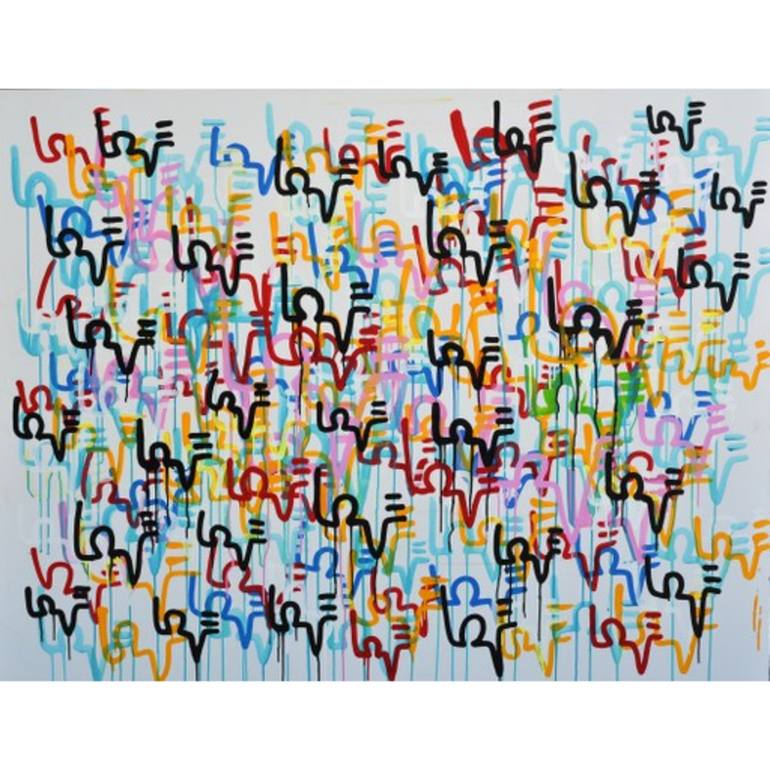 Love = Service by Sabet - Original On Canvas Painting by Ali Sabet ...