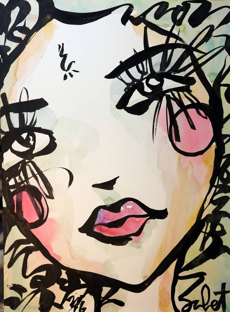 Tokyo Dreaming 2016 Sabet Mixed Media Original Painting by Ali Sabet ...