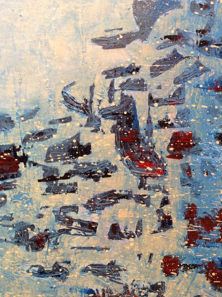 ice shards Painting by Barbara Scott | Saatchi Art