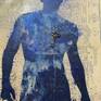 Indigo Warrior - cyanotype-silhouette-key Collage by Adam Collier Noel ...