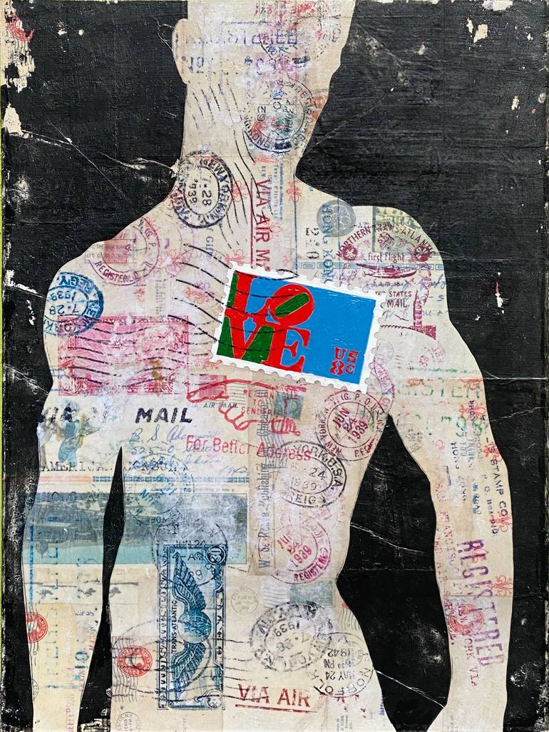 LOVE Collage by Adam Collier Noel | Saatchi Art